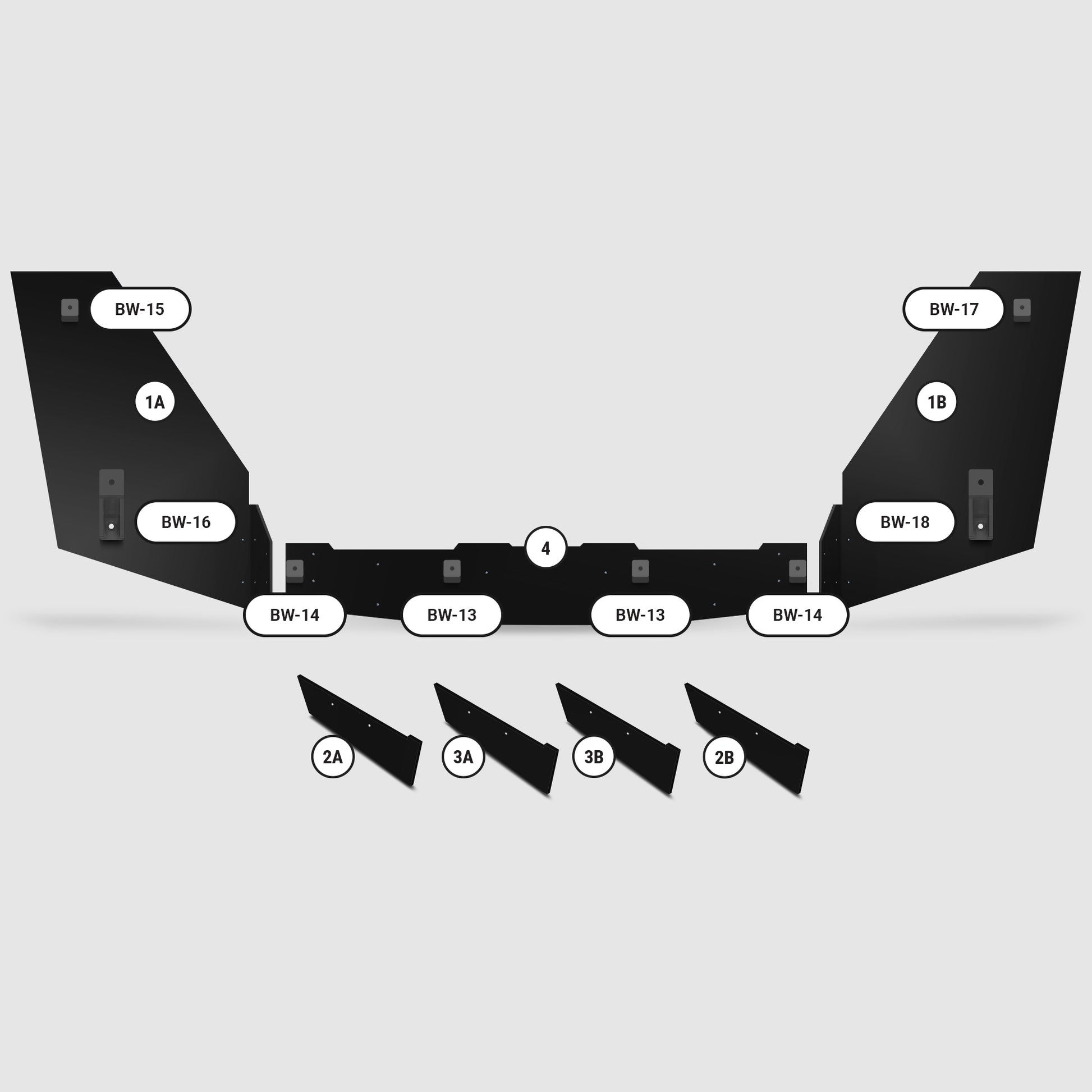 (Replacement Part) 2021-2023 BMW M4 Competition - Edition 1 Rear Diffu ...