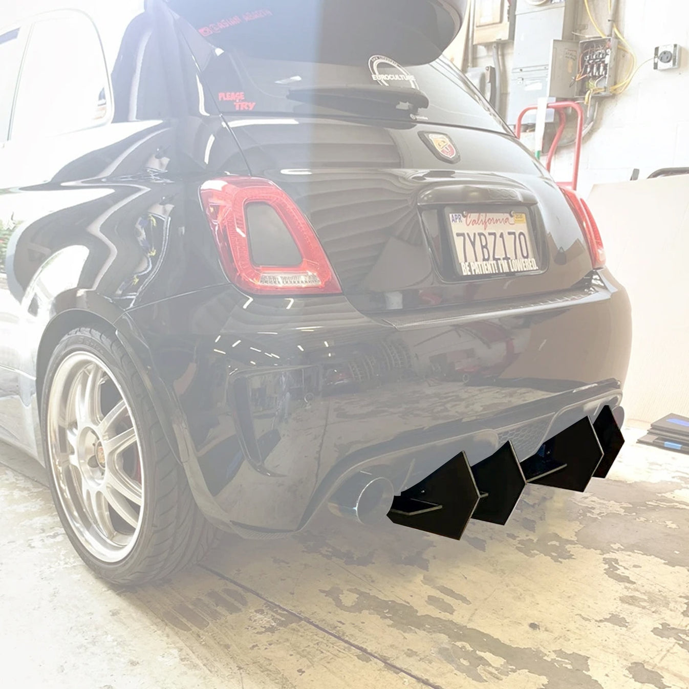 Abarth 500 - Classic Edition Rear Diffuser – Street Aero